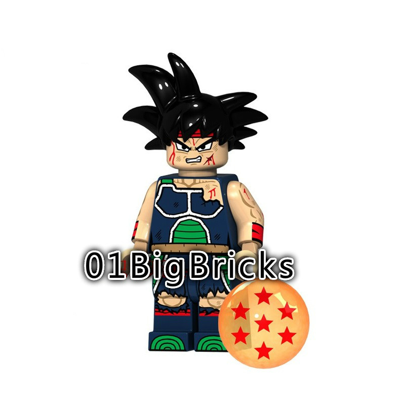 Bardock Dragon Ball Minifigures Minifigs Fit Lego XP069