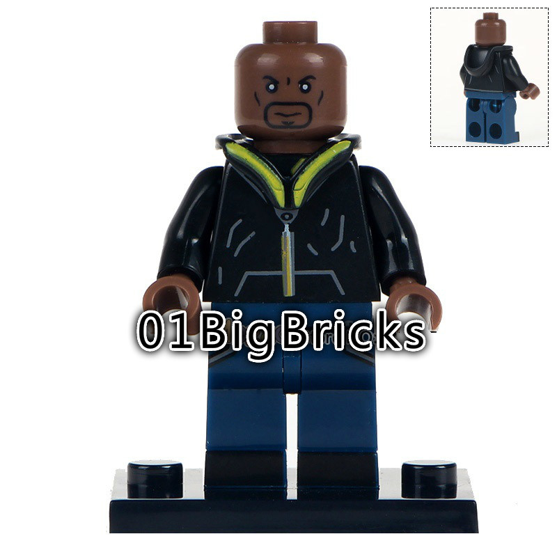01,Big,Bricks,Custom Luke Cage Minifigures Fit Lego