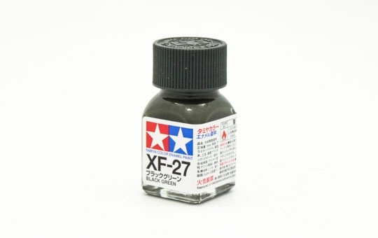 TAMIYA 田宮 油性法瑯漆 XF-27 消光墨綠色 10ml 貨號:XF27