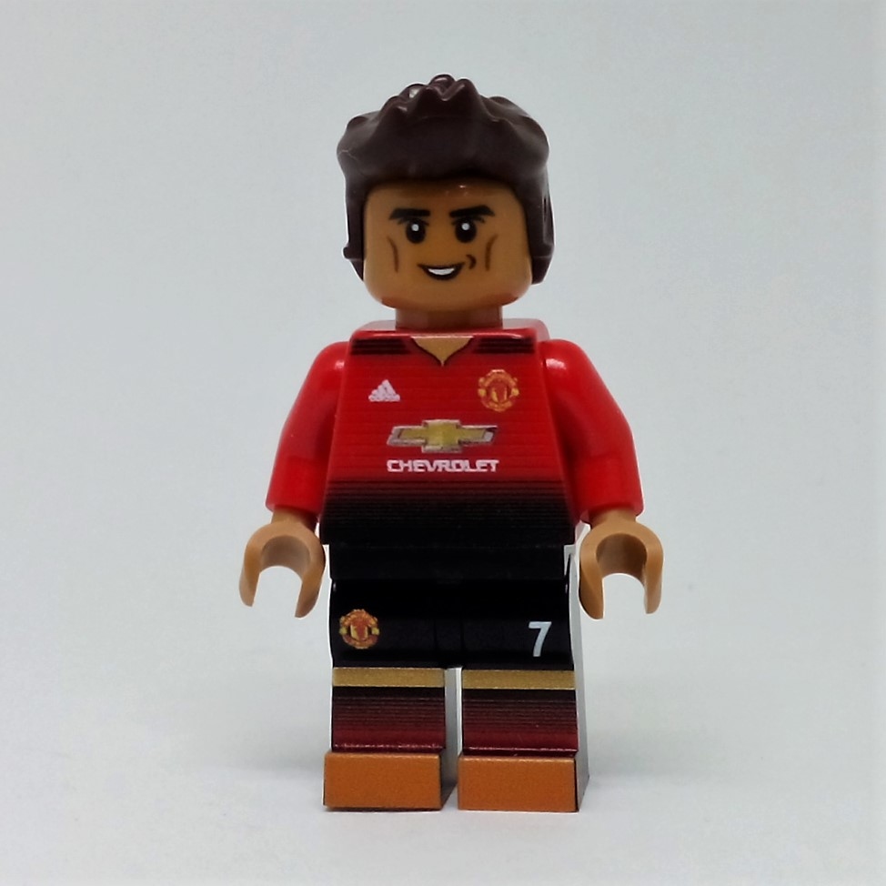 Custom Lego Man. United football player