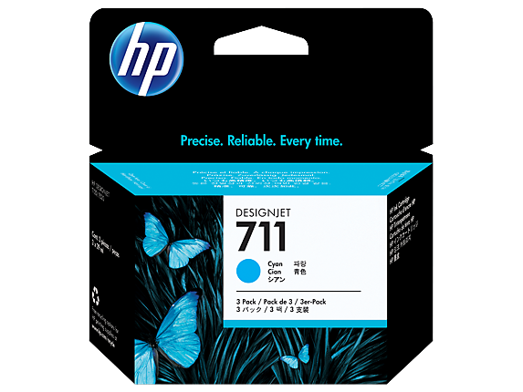 HP 711 DesignJet 墨水盒 (29ml) 3件裝 | gtiXpress eStore