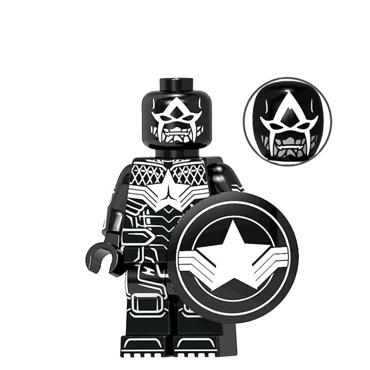 01BigBricks Custom Captain America Minifigure Fit Lego
