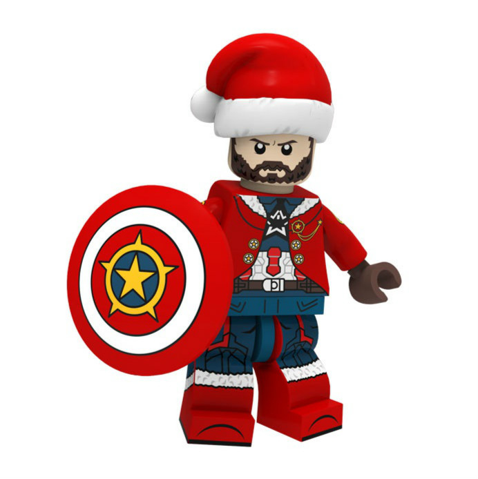 01BigBricks Custom Captain America Minifgs Lego
