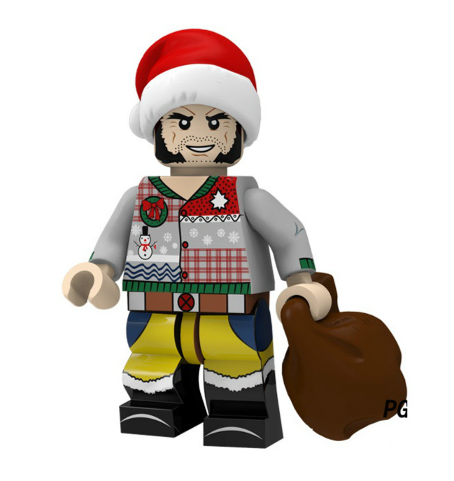 01BigBricks Custom Christmas Wolverine Minifgs Lego
