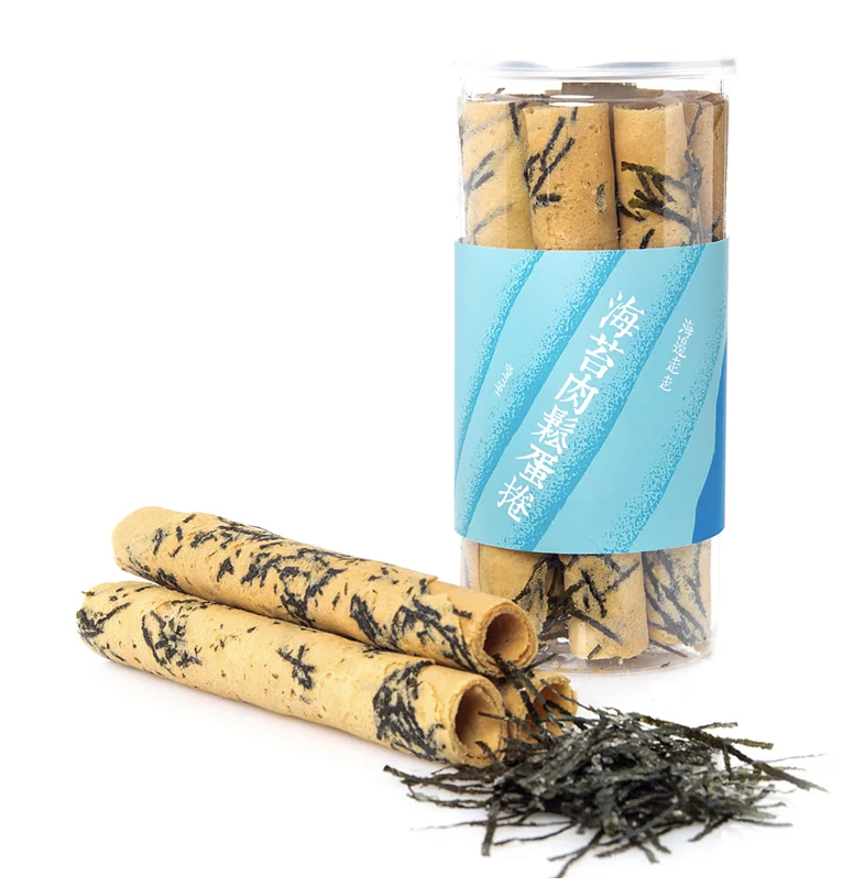 Seaweed Pork Floss Egg Rolls