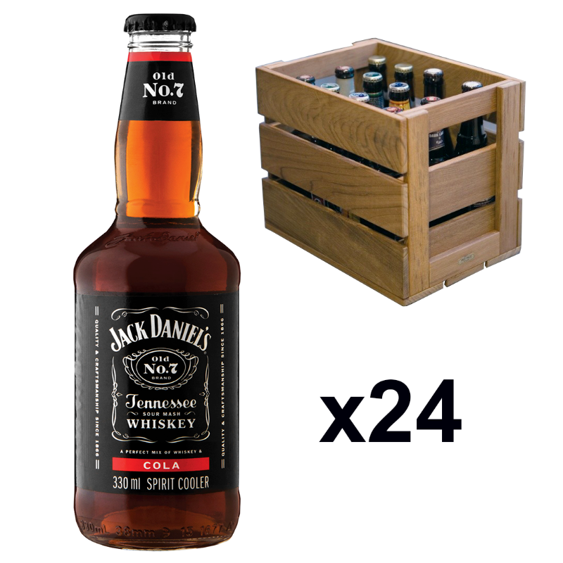 Jack Daniel’s Whiskey & Cola (24 x 330ml Bottle)