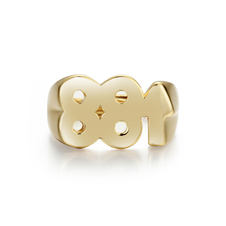 88rising 美國音樂廠牌 Gold Ring 經典標誌款系列戒指｜海肯零七 Jr.