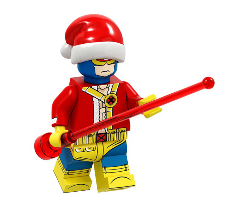 01BigBricks Custom Christmas Cyclops Minifgs Fit Lego