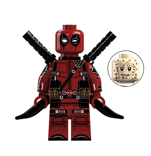 Deadpool Custom Minifigure Minifigs fit Lego
