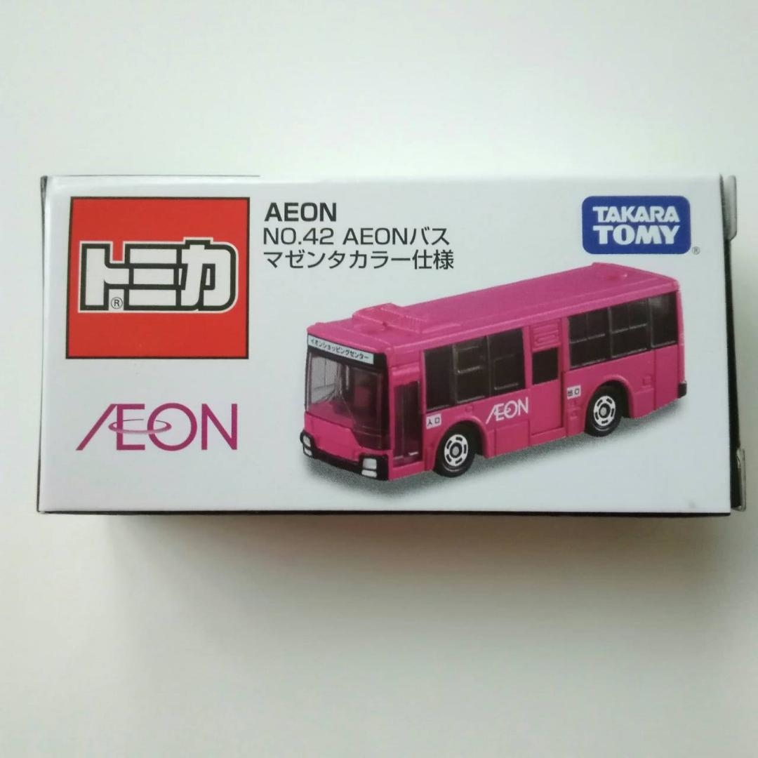 Tomica Aeon Exclusive No.42 AEON Bus Magenta Color Spec