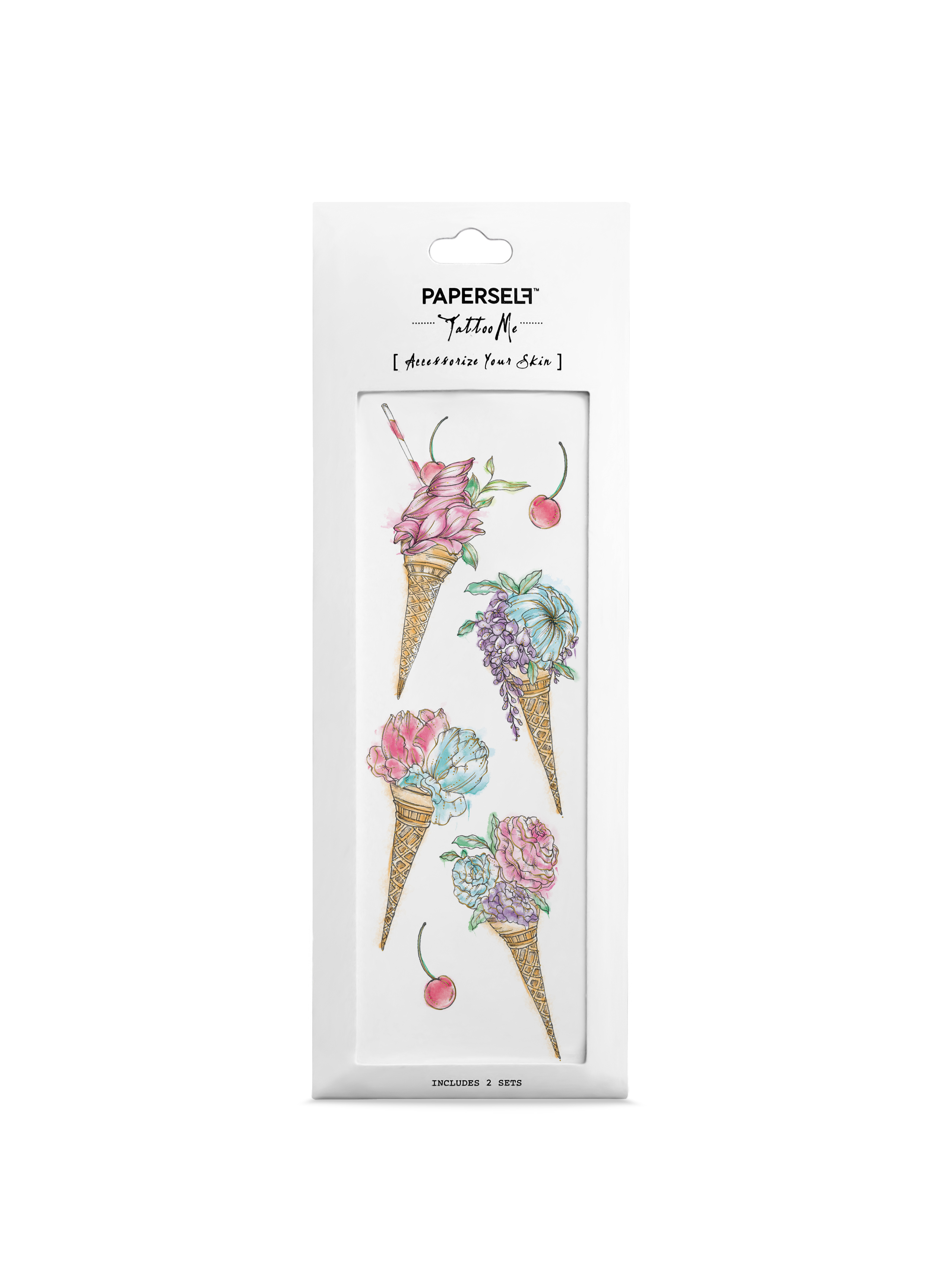 Paperself－冰淇淋花Floral Ice Cream