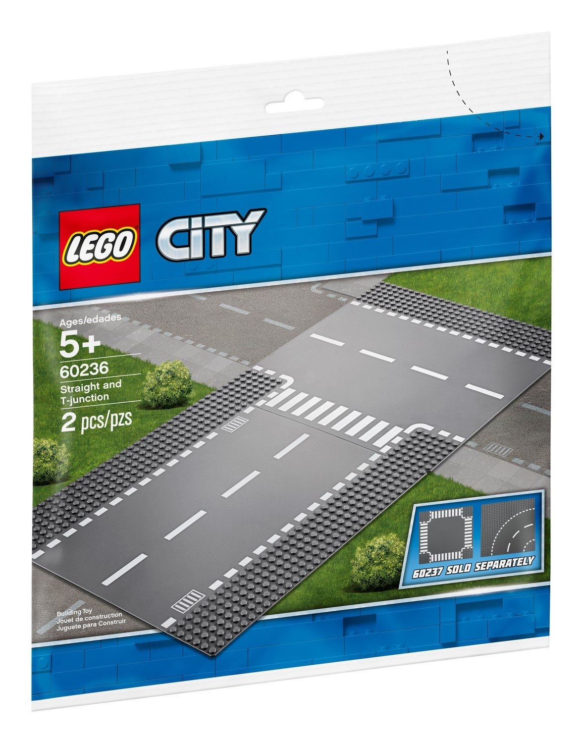 LEGO 60236 STRAIGHT AND T-JUNCTION