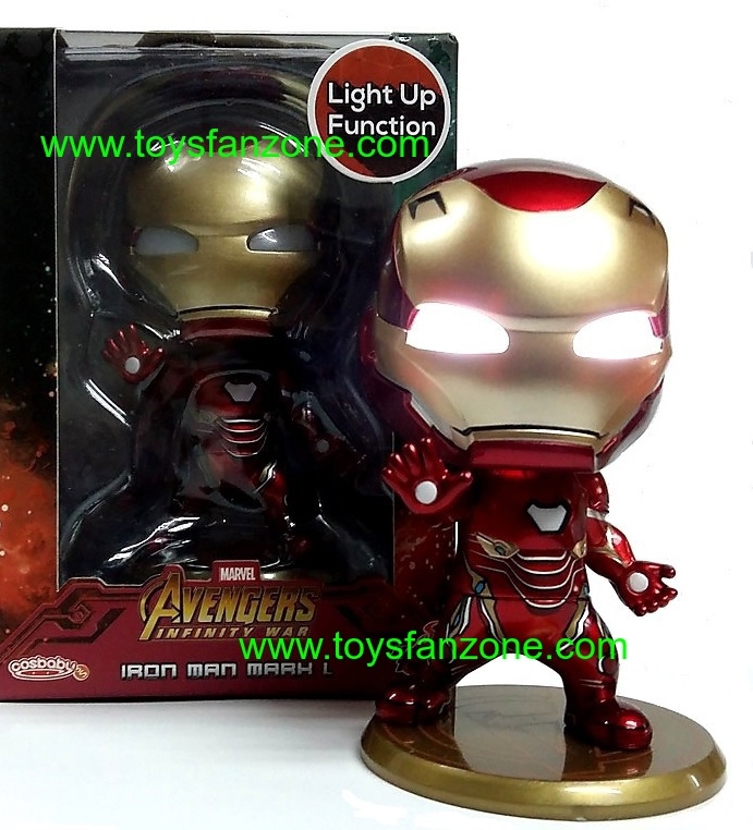 Hot Toys Infinity War iron Man LED light up Cosbaby