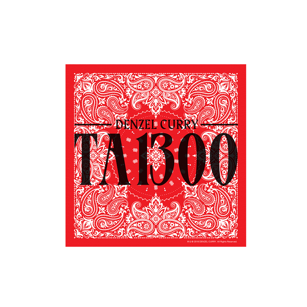 Denzel Curry 美國饒舌歌手 TA1300 Bandana 專輯款限量面罩方巾｜海肯零七 Jr.