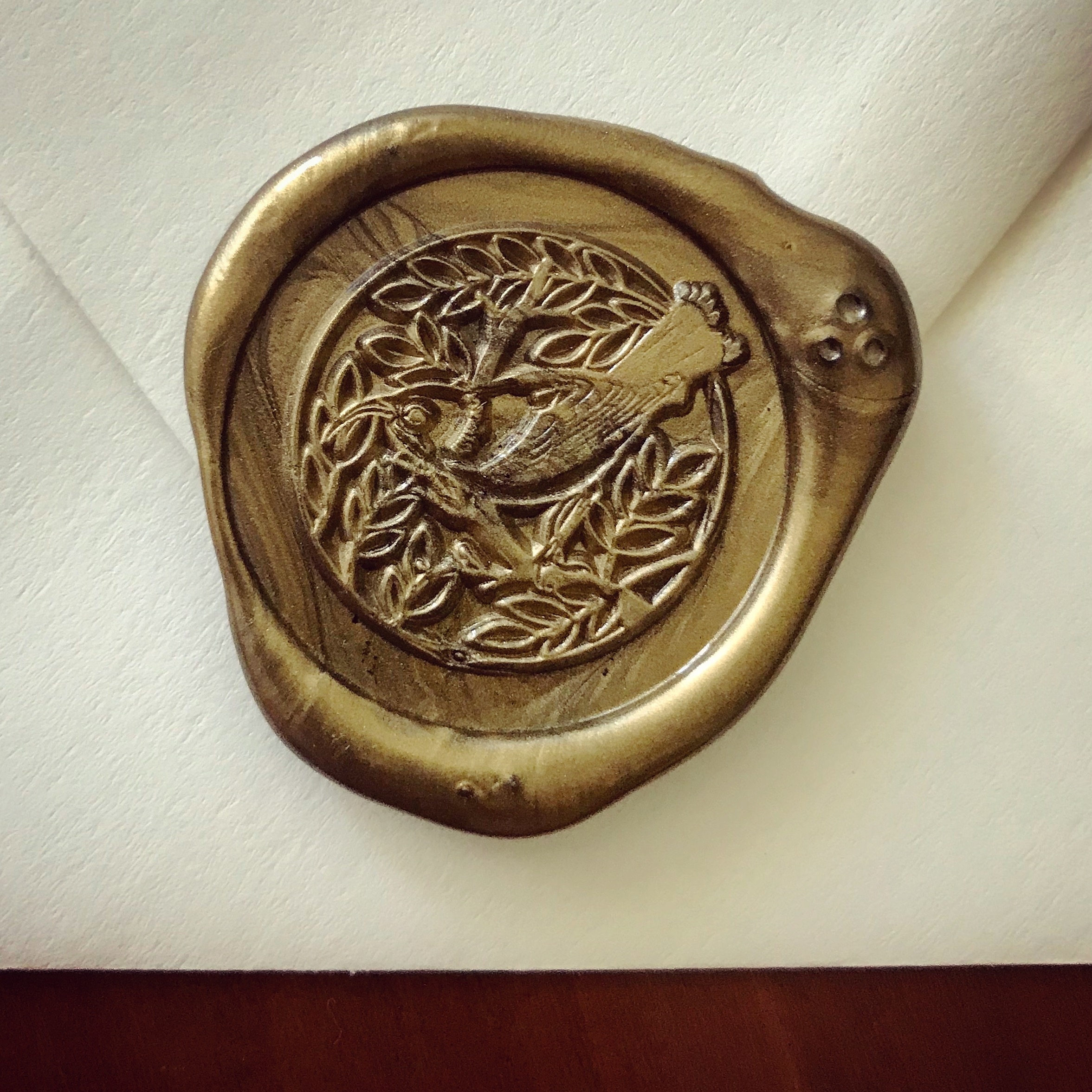 heypenman Wax Seal Stamp | Hawaiian ‘I‘iwi bird