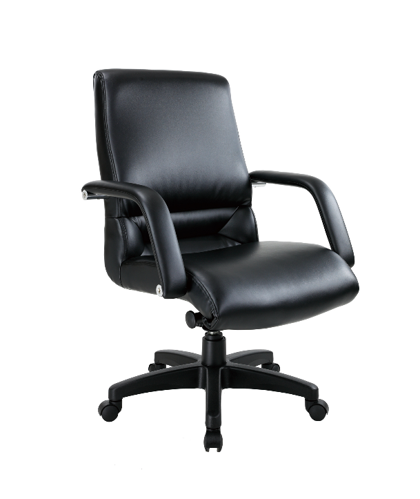 HP惠普黑透氣皮椅