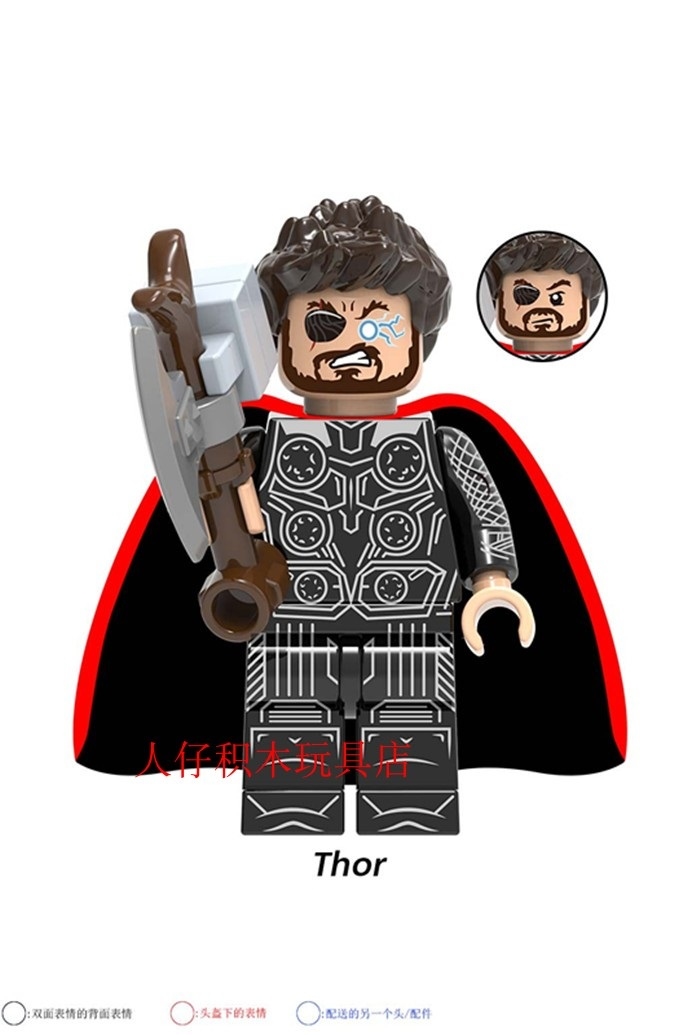 Thor Custom Minifigures Minifigs Fit Lego