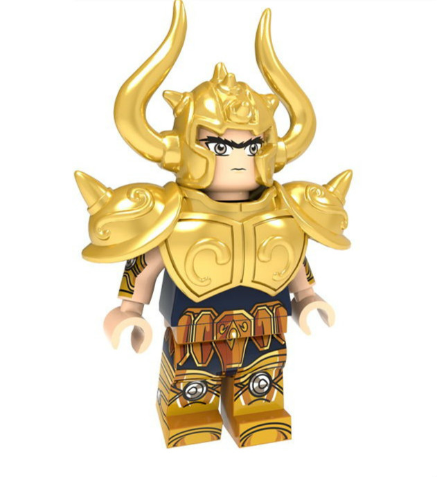 Taurus Aldebaran Golden Saint Seiya Minifigs fit Lego
