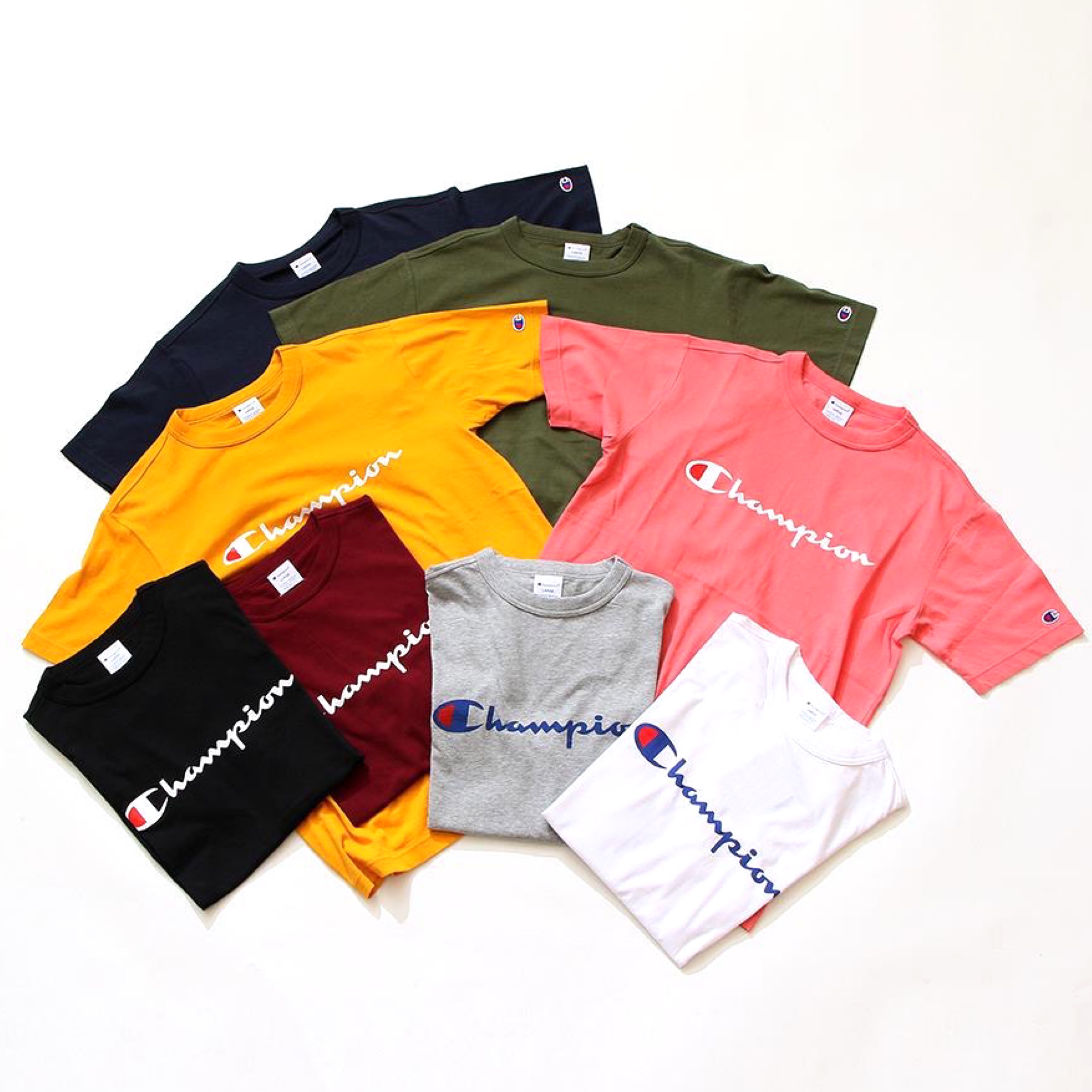 Champion Japan Script Logo Tee (4Colors)