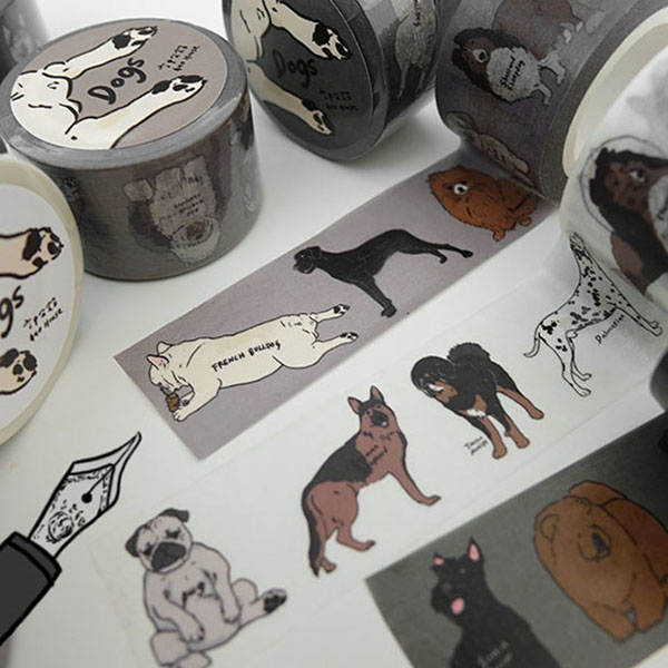 Dogs紙膠帶 25mm x10m