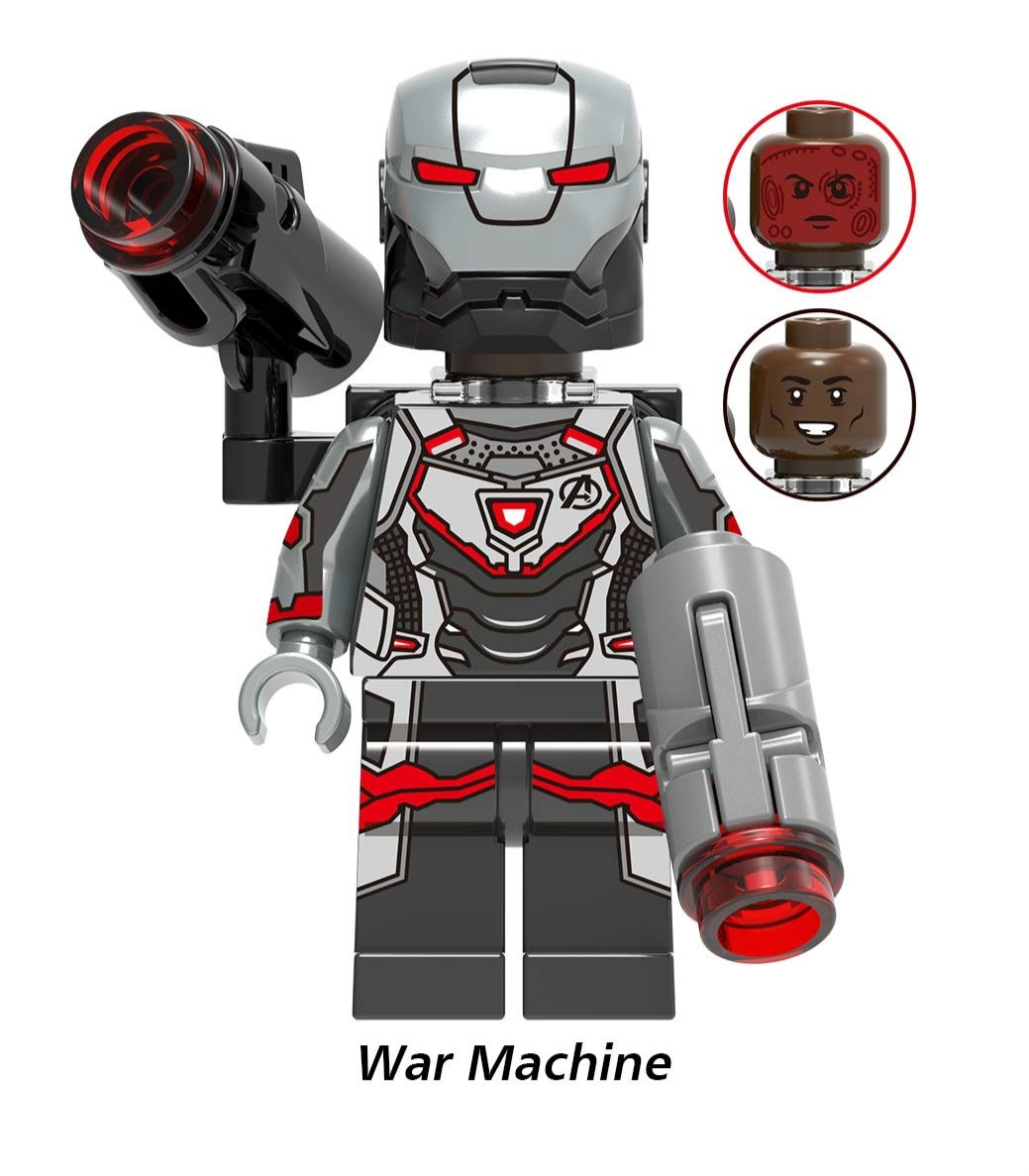 War Machine Custom Minifigs Minifigures Fit Lego