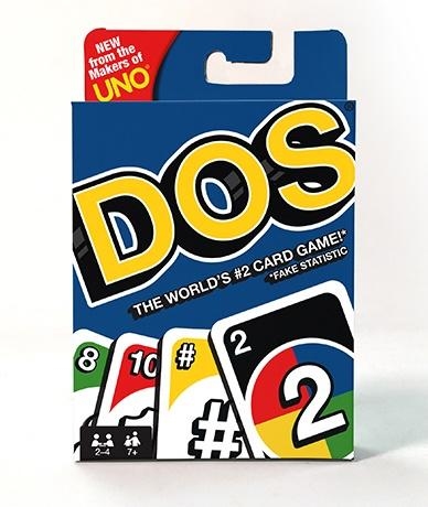 DOS Card Game 附中文說明書 Mattel