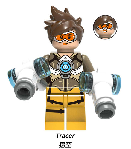 Tracer Overwatch Minifigures Fit Lego