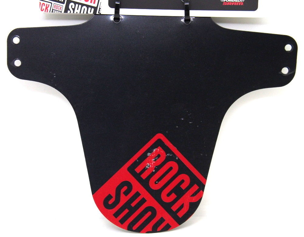 RockShox MTB Fender Front Fork Mud Guard, Black/Oxy Red