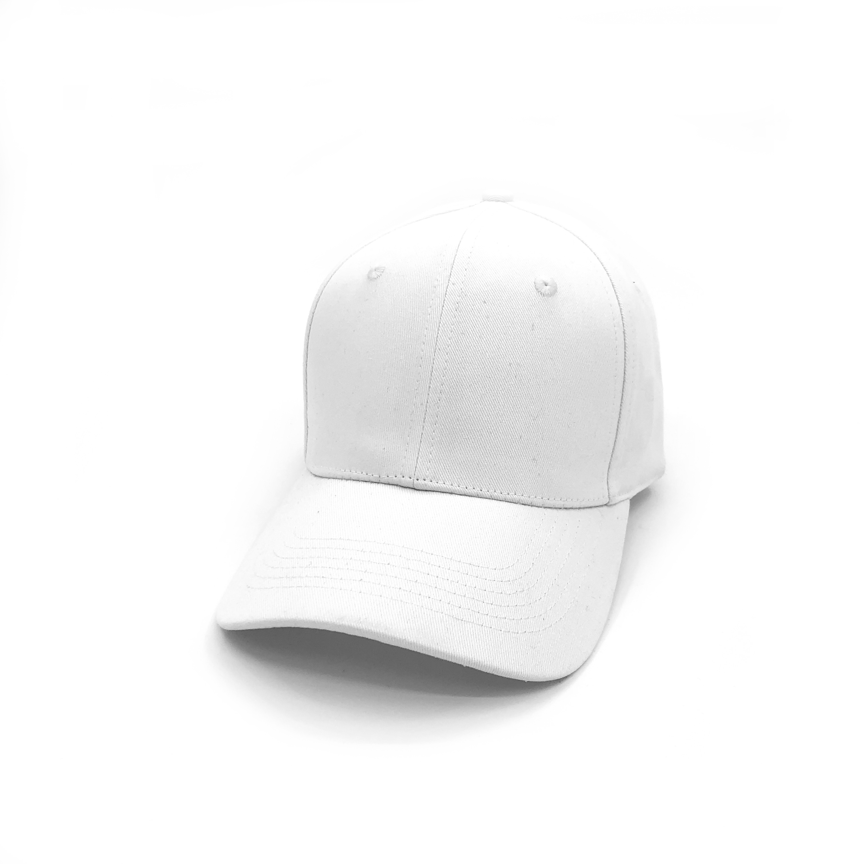 THE ASH - Curved Visor Cap White