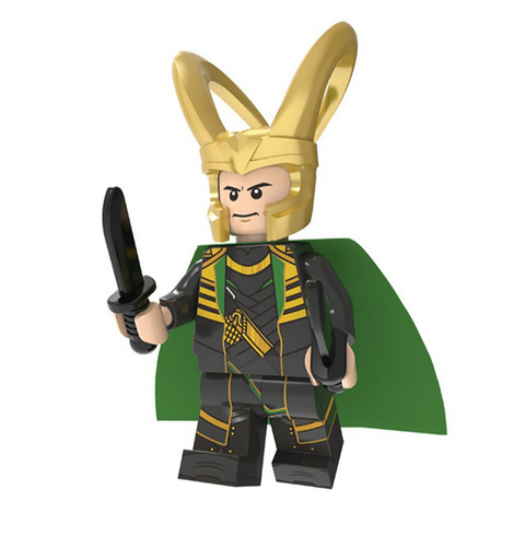 Loki Avengers Super Heroes Minifigs Fit Lego