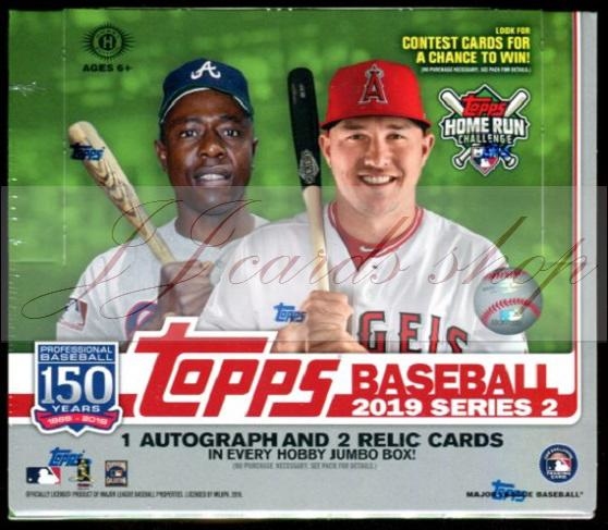MLB 2019 Topps Series Two S2 JUMBO 正規 系列二 棒球卡 卡盒 (附贈Top