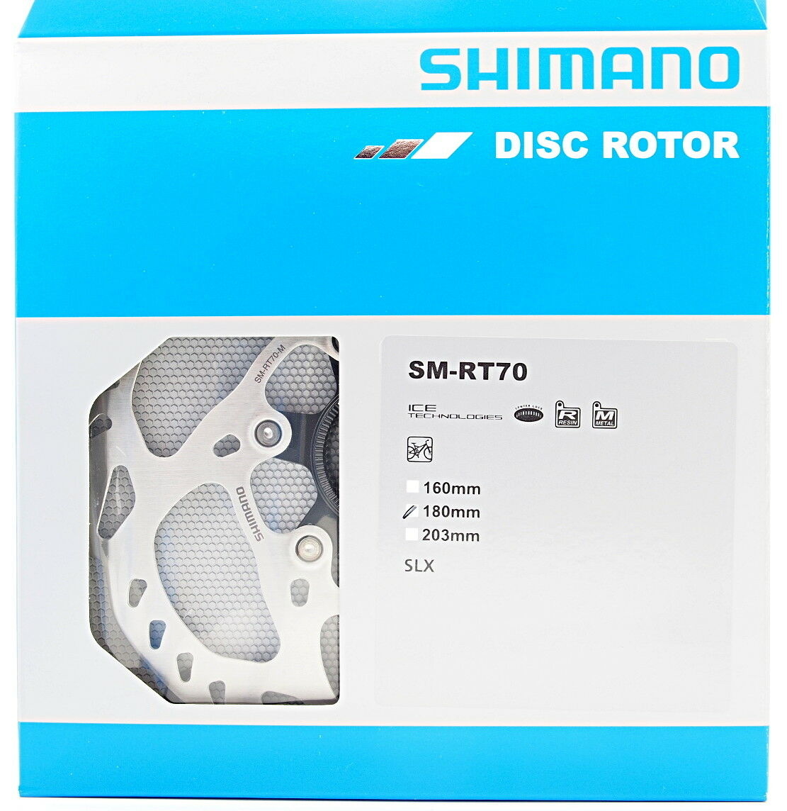 Shimano SLX SM-RT70-M Ice-Tech Disc Brake 180mm Center