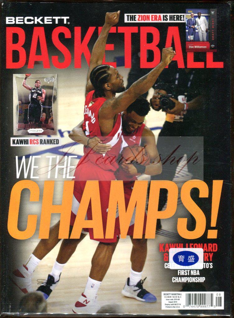 NBA Beckett Plus #323 - AUGUST - 2019 , 八月號 籃球 卡書