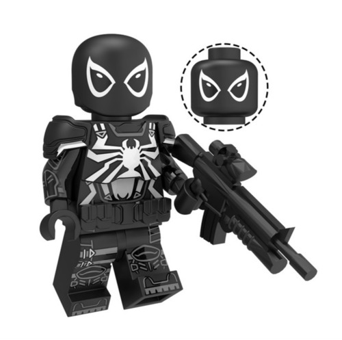 01BigBricks Custom Venom Spider-man Minifigs Fit Lego