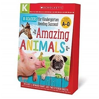 Amazing Animals Kindergarten A-D Reader Box Set (16冊合售)