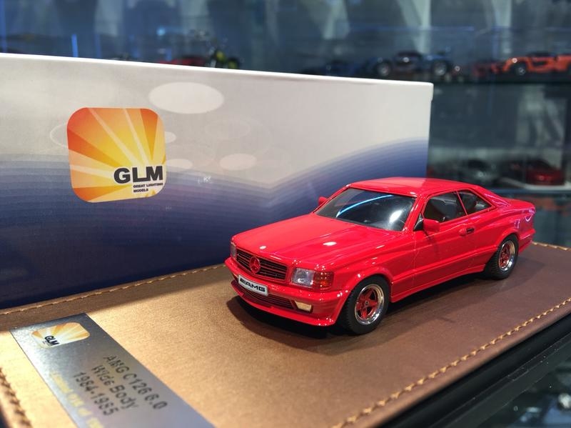 GLM GLM206601 AMG C126 6.0 1984 Red 1/43 (Resin)