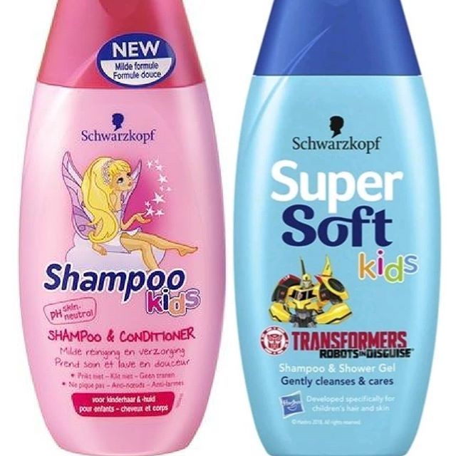 【Schwarzkopf Supersoft 兒童專用洗頭水 Shampoo for Kids 250ml】