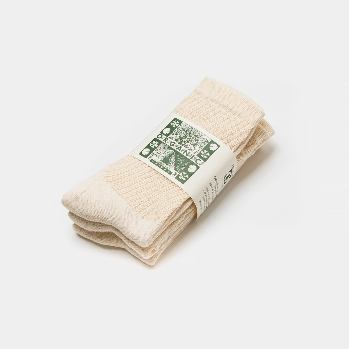 Organic Threads Socks - Cream White