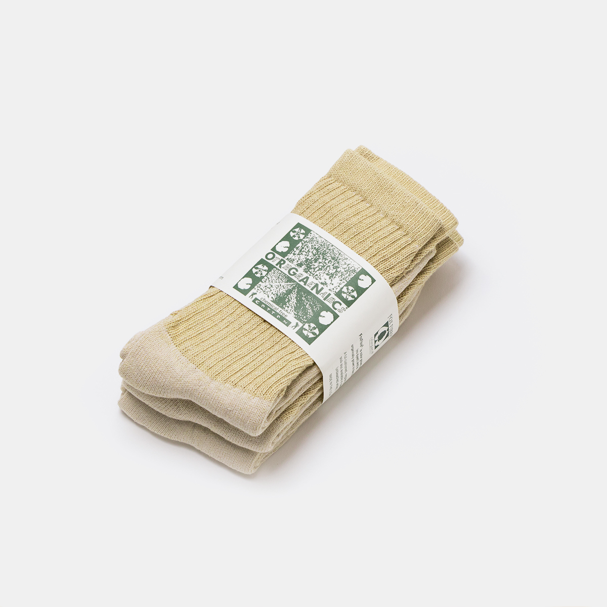 Organic Threads Socks - Cream White