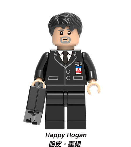 Happy Hogan Spider-Man Minifigs Fit Lego