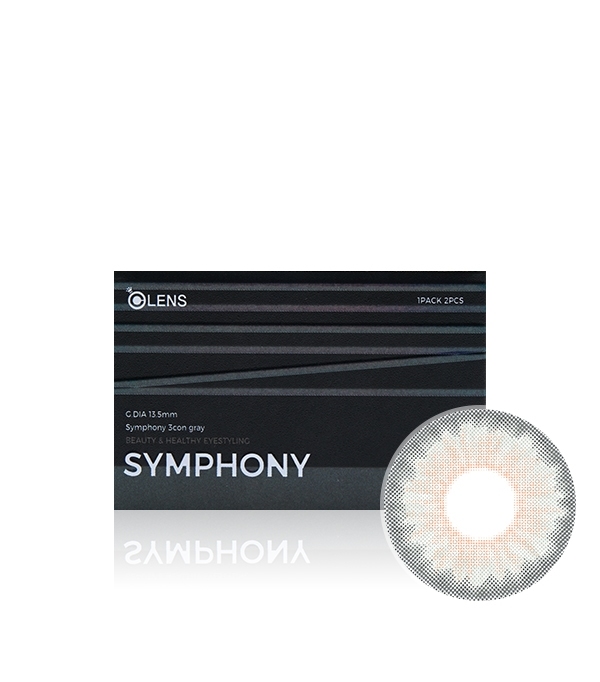 OLENS Symphony 3Con GRAY Soft Contact Lens
