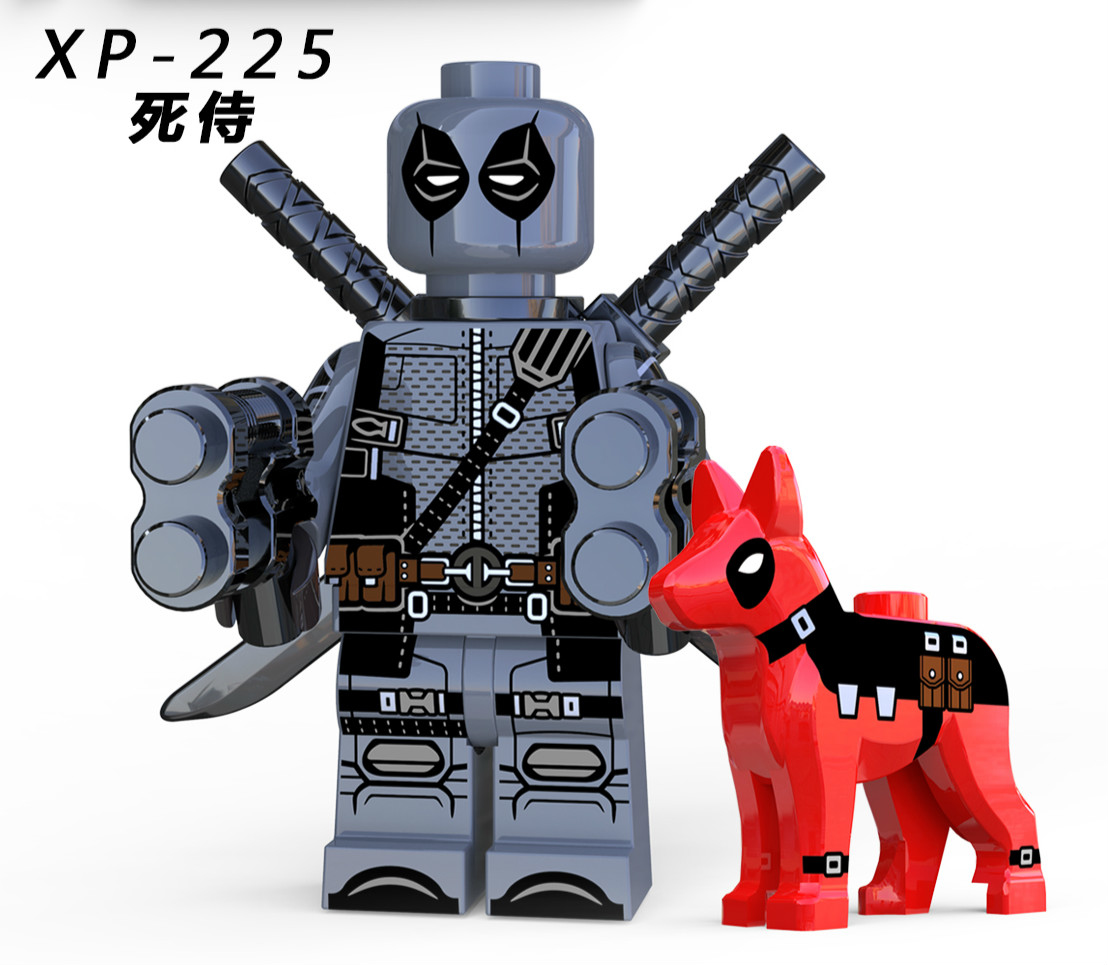 Deadpool Custom Minifigures Minifigs Fit Lego XP225