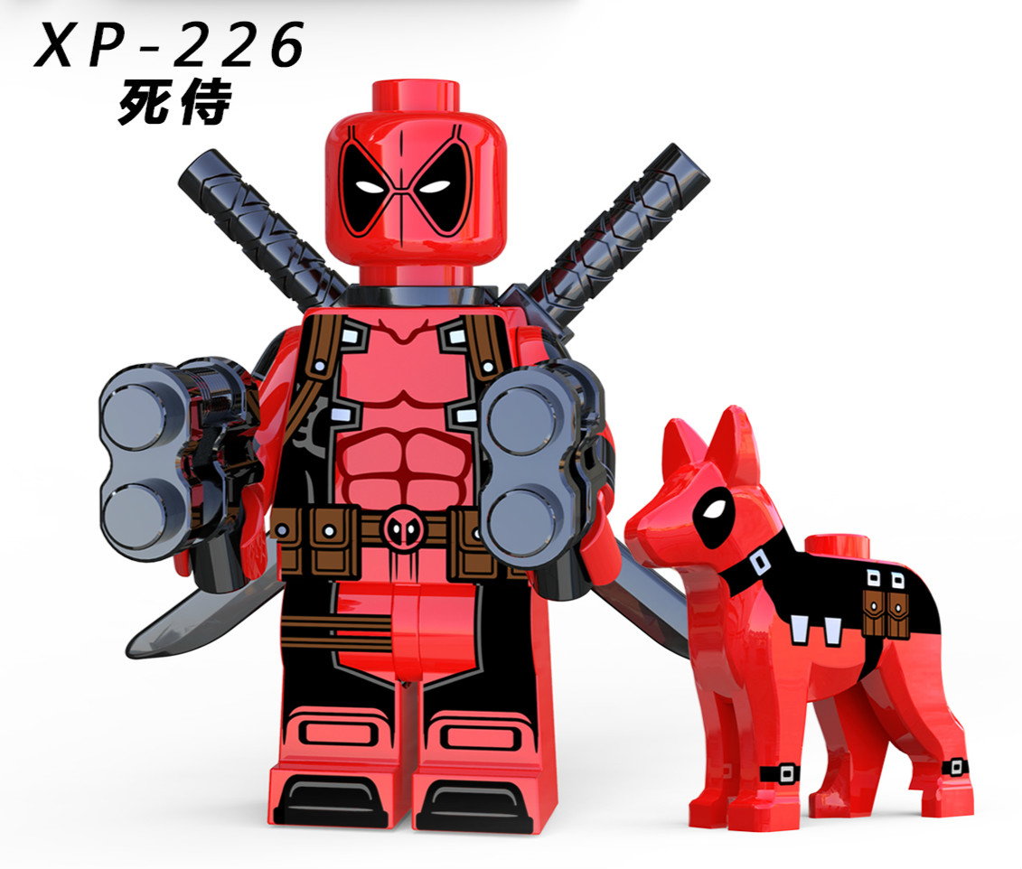 Deadpool Marvel Minifigures Minifigs fit Lego XP565