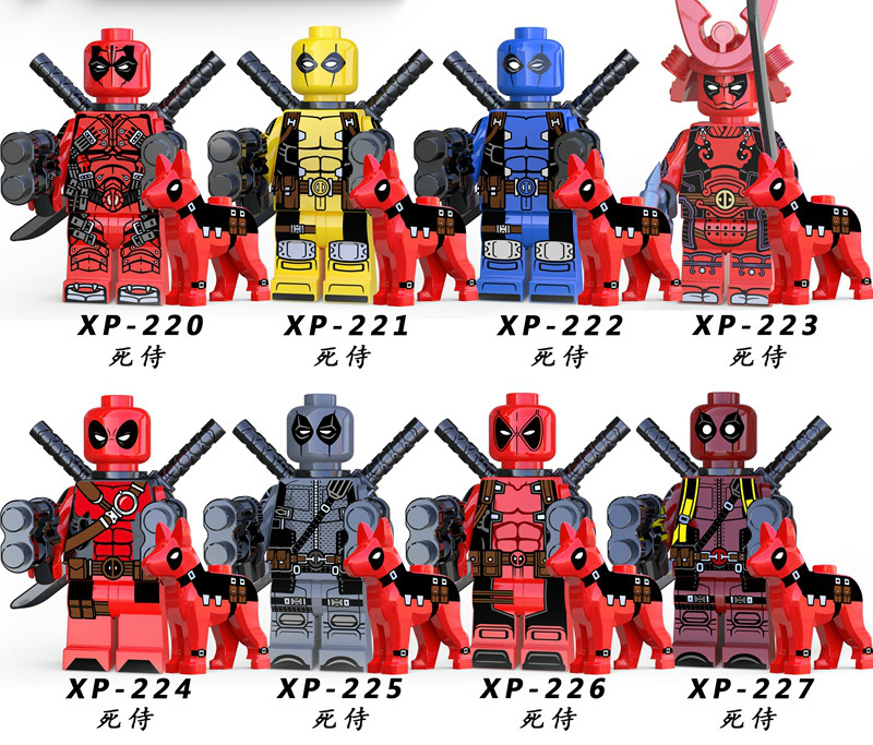 Deadpool Custom Minifigures Set Fit Lego KT1030