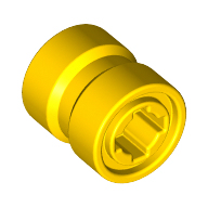 LEGO零件 輪框 8mm D.x9mm 74967 黃色 6133543