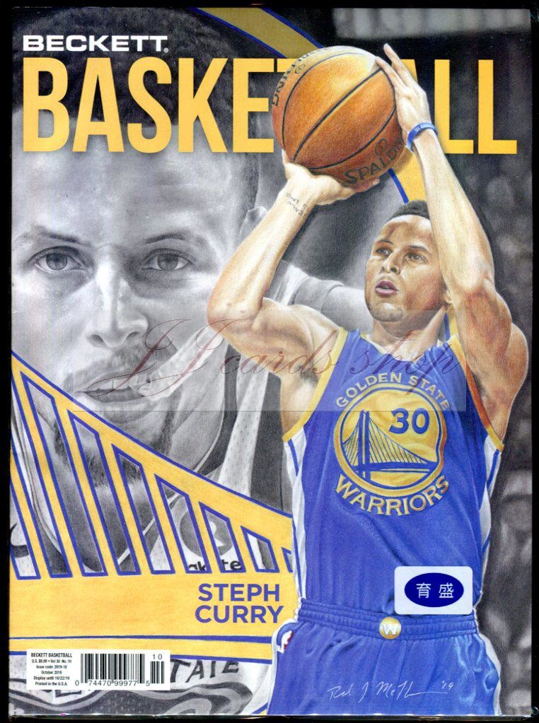 NBA Beckett Plus #325 - OCTOBER - 2019 , 十月號 籃球 卡書