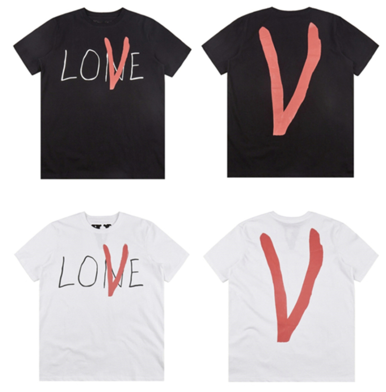 VLONE x ASAP ROCKY 大V LOGO LOVE 短袖
