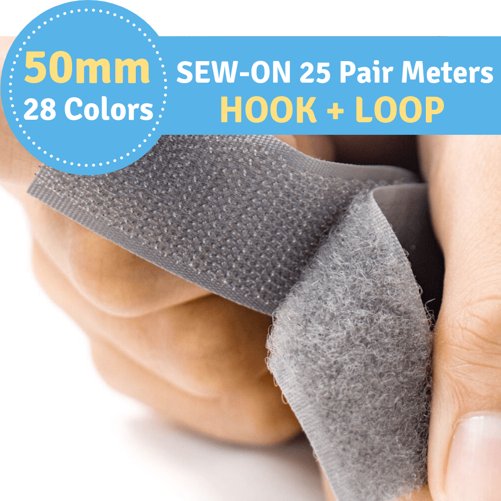 50mm(2") Width Sew-On Hook and Loop Fastener Tape