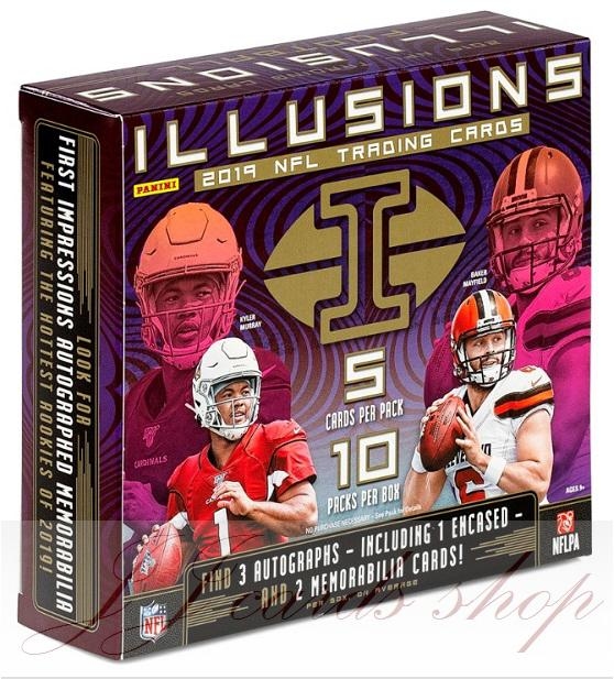 NFL 2019 Panini ILLUSIONS Football 幻覺系列 美式足球卡 卡盒