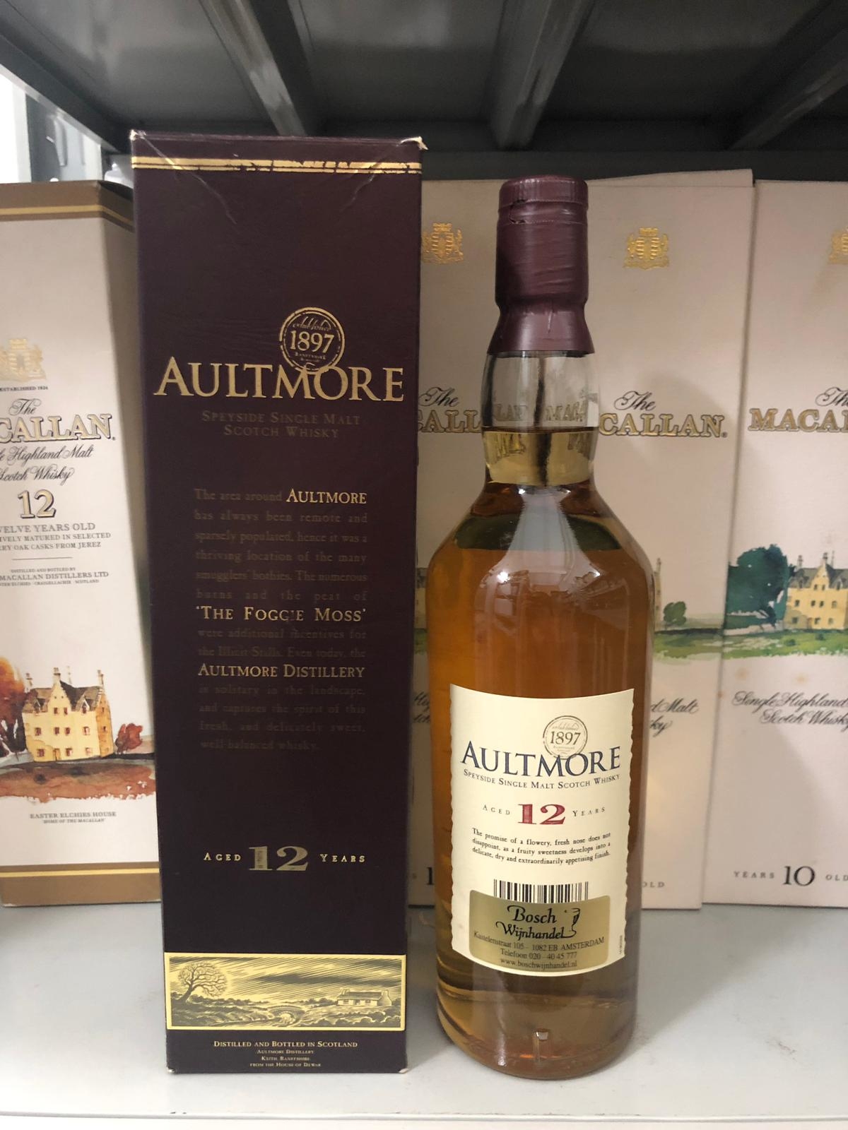 Aultmore 12 Years (1990s) Speyside Single Malt Scotch W
